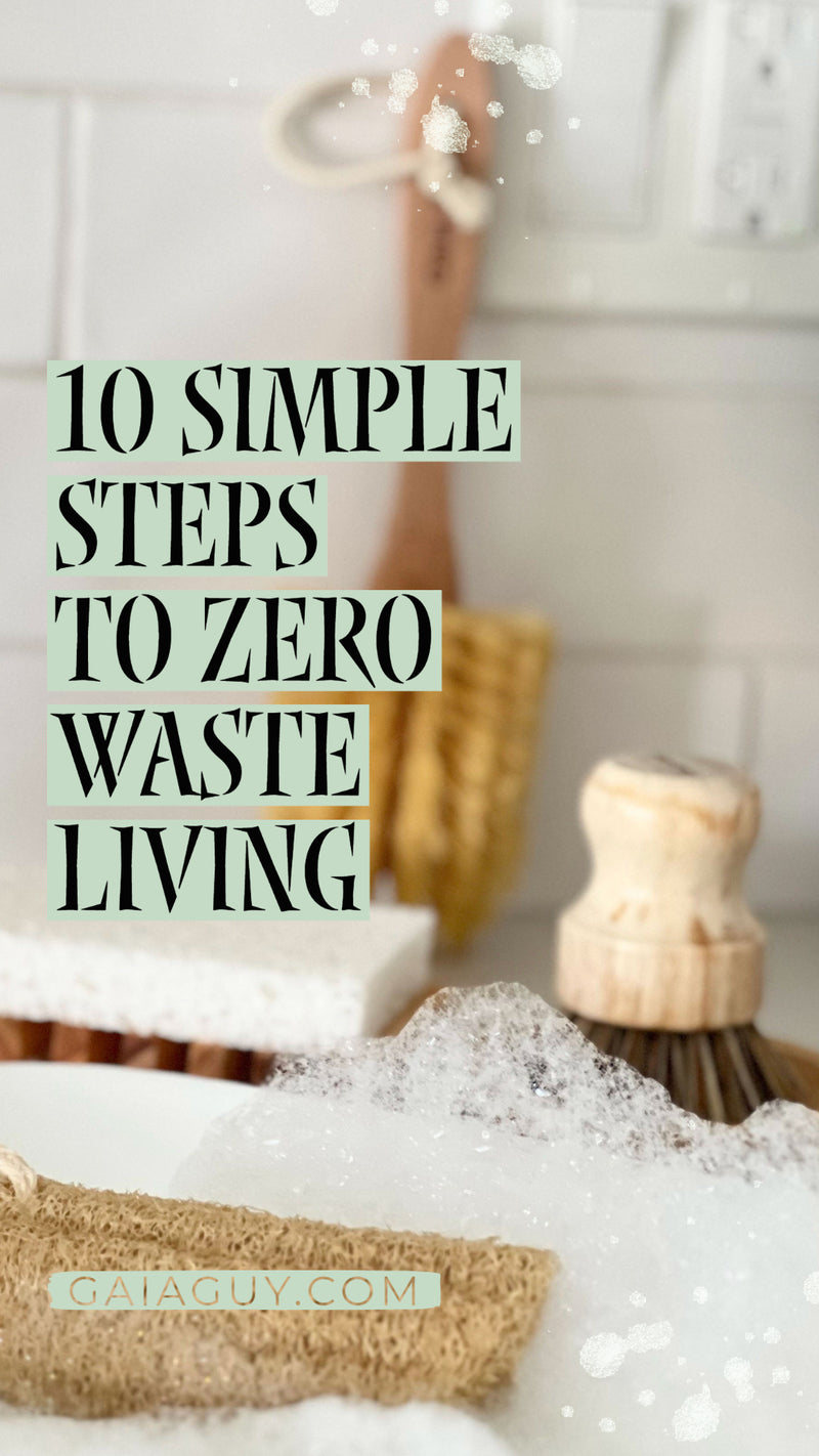 10 Simple Steps to Zero Waste Living – Gaia Guy
