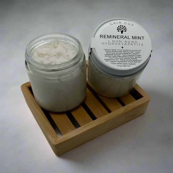 Natural Remineral Mint Toothpaste and Tooth Powder + Hydroxyapatite ...