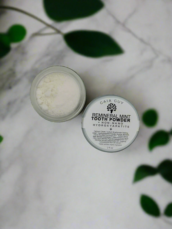 Natural Remineral Mint Toothpaste and Tooth Powder + Hydroxyapatite ...