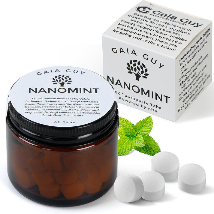 Nano Hydroxyapatite Remineralizing Toothpaste Tabs - Nanomint Toothpas ...