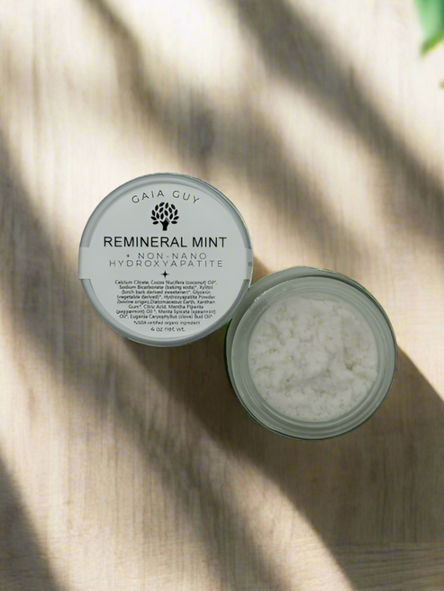Natural Remineral Mint Toothpaste and Tooth Powder + Hydroxyapatite ...
