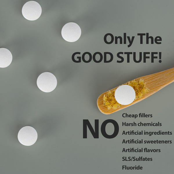 NanoMint Toothpaste Tablets with Nano-Hydroxyapatite | 124 Tabs, Fluor ...