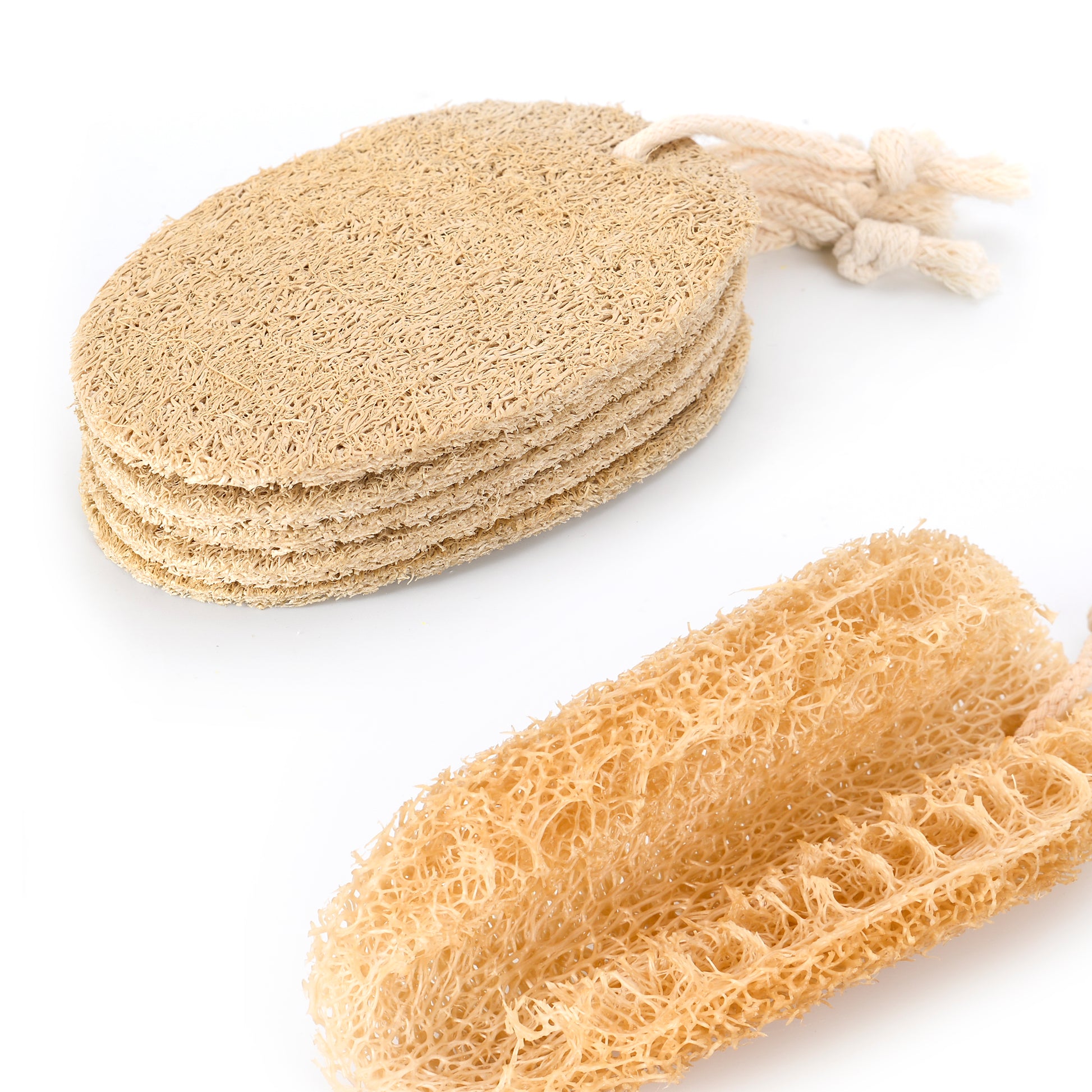 Zero Waste Kitchen Kit: Bamboo Pot Scrubber, Wood Dish Brush, Loofah S ...